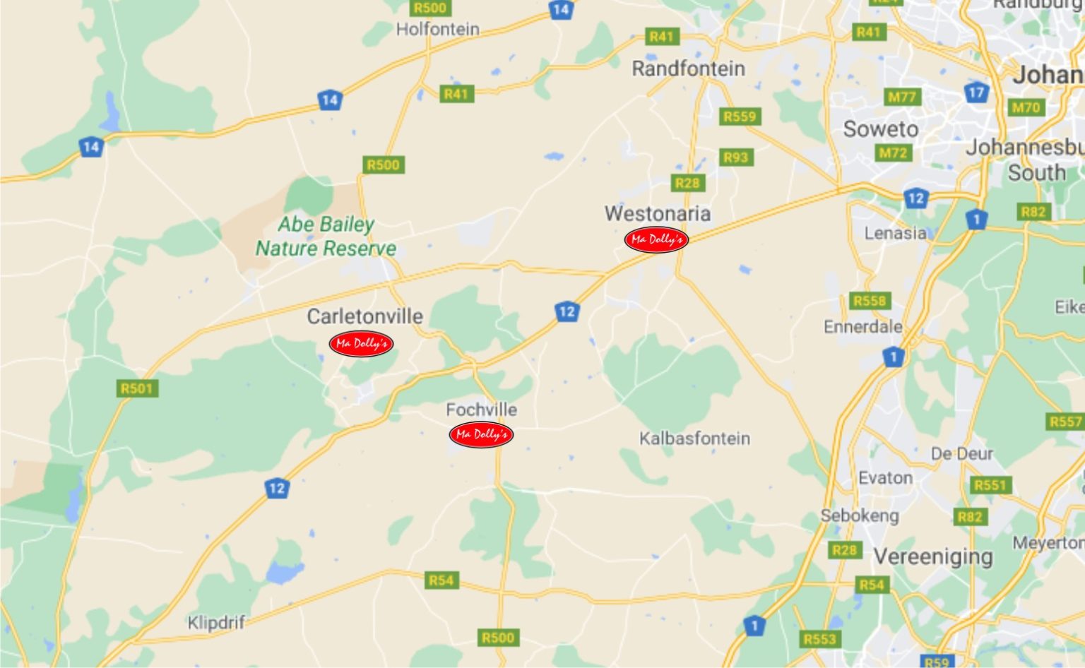 Fochville / Cartonville / Westonarea - Ma Dollys