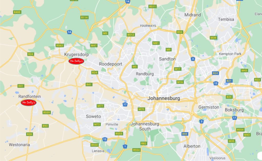 Westrand / Krugersdorp / Florida / Randfontein - Ma Dollys